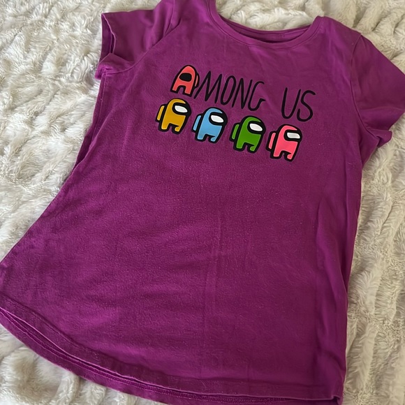 wonder nation | Shirts & Tops | Among Us Tee L Fucshia 12 Video Game ...
